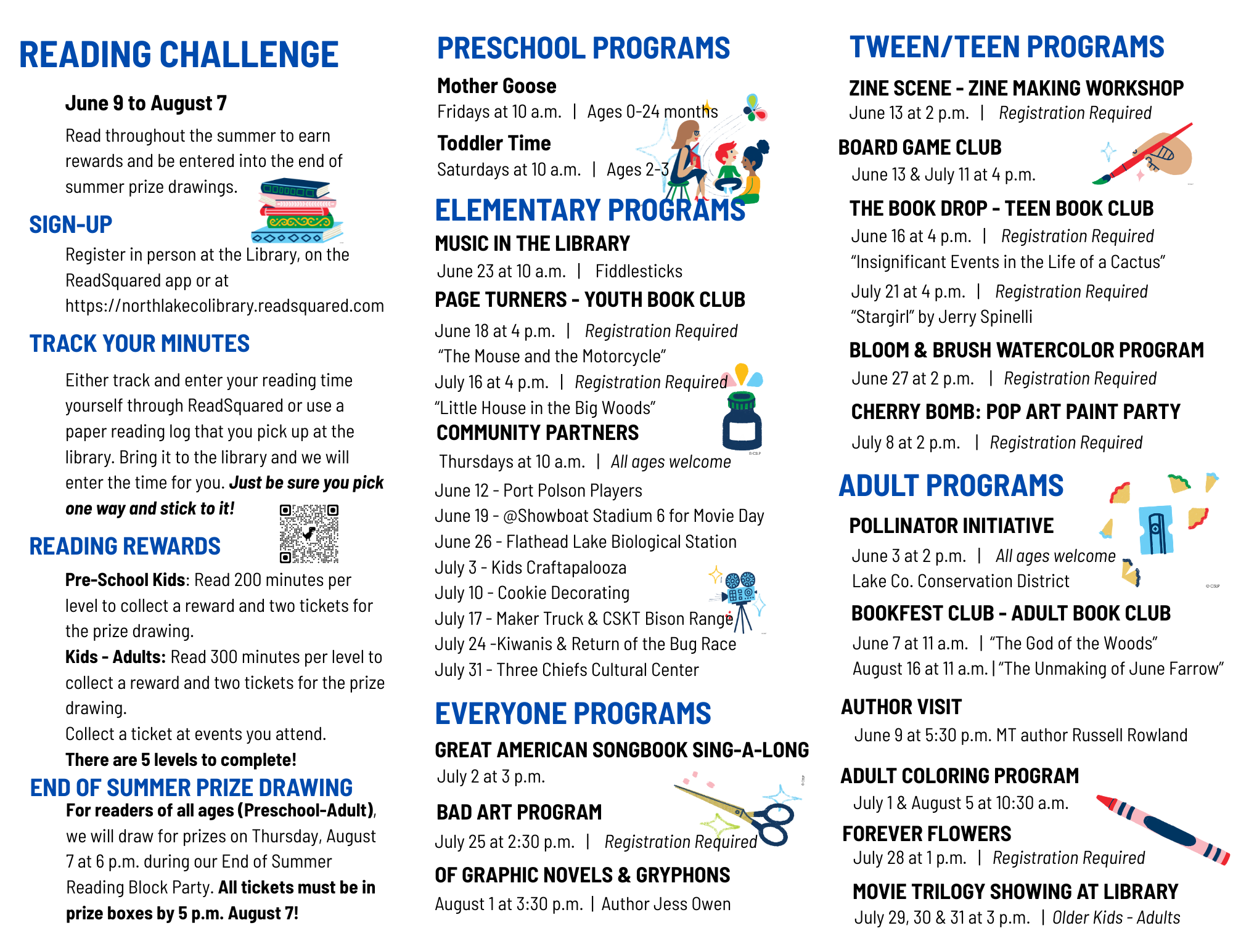 Summer Reading Program – North Lake County Public Library District